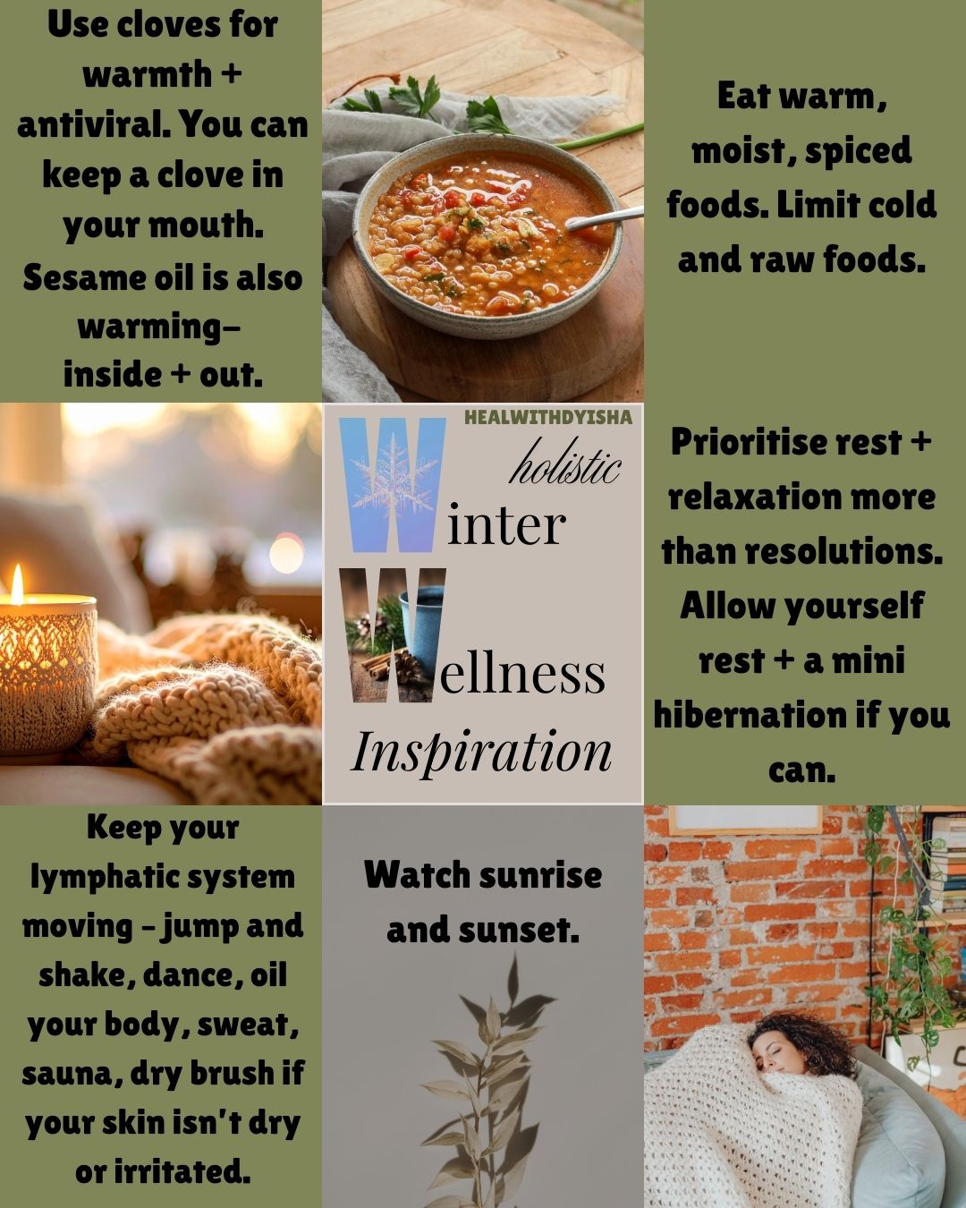 Winter Wellness Inspiration – Holistic, Ayurvedic – Heal With Dyisha